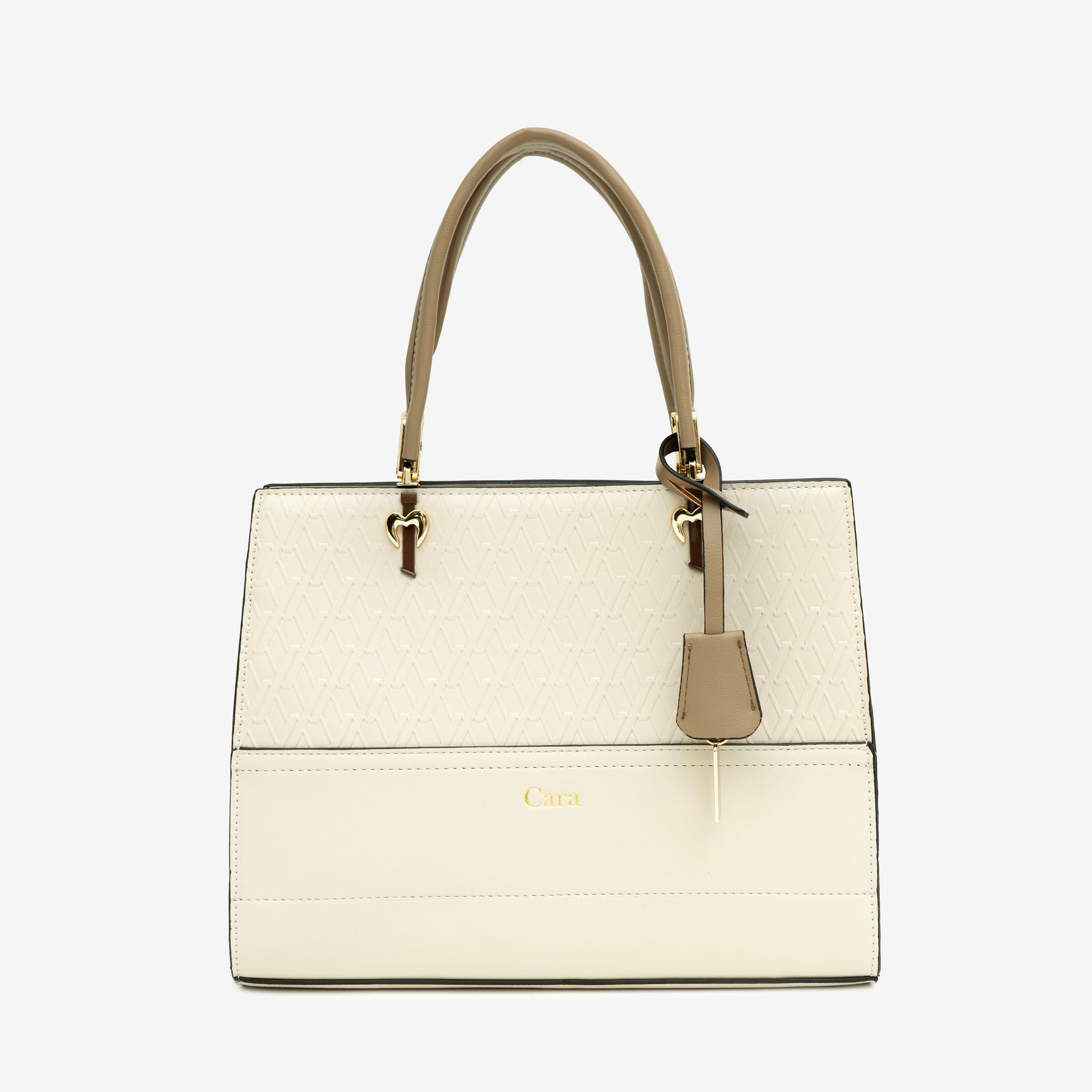 Classy Twist Carry Beige HANDBAG | CARA